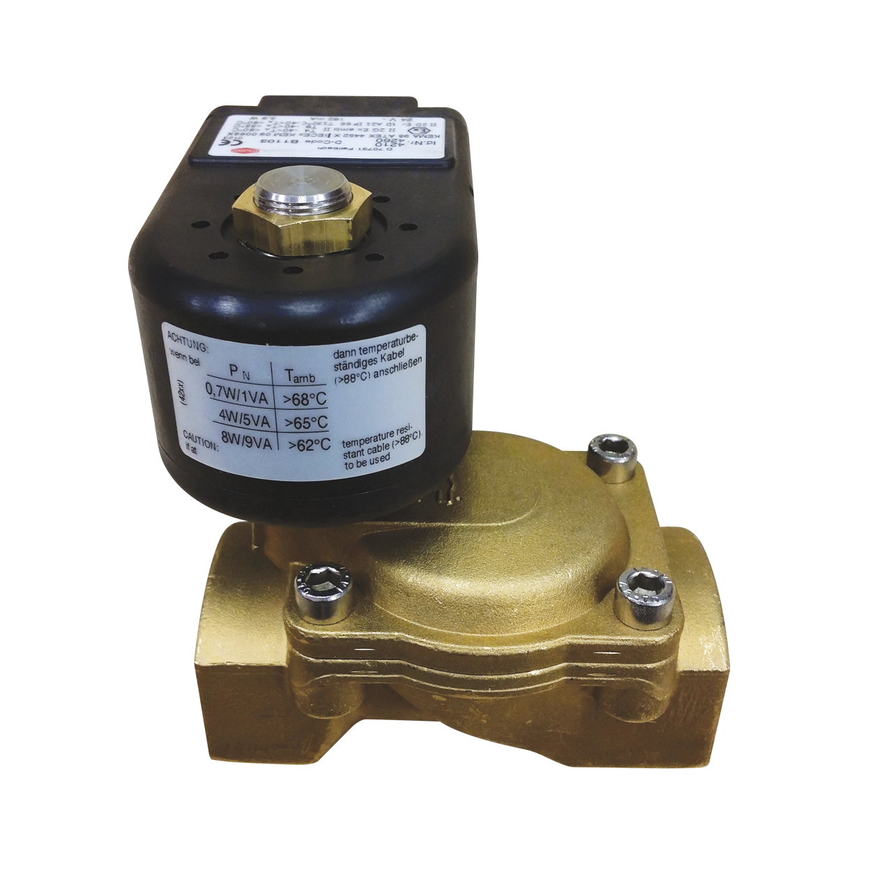 Solenoid Valve with Differential Pressure (Indirect Acting Solenoid ...